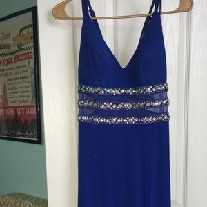 Dresses | Royal Blue Form Fitting Prom Dress | Poshmark